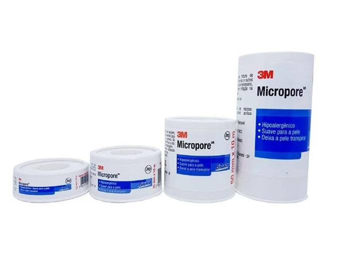 Fita Micropore 10 Metros - Branco - 3M - Fita Microporosa - Magazine Luiza