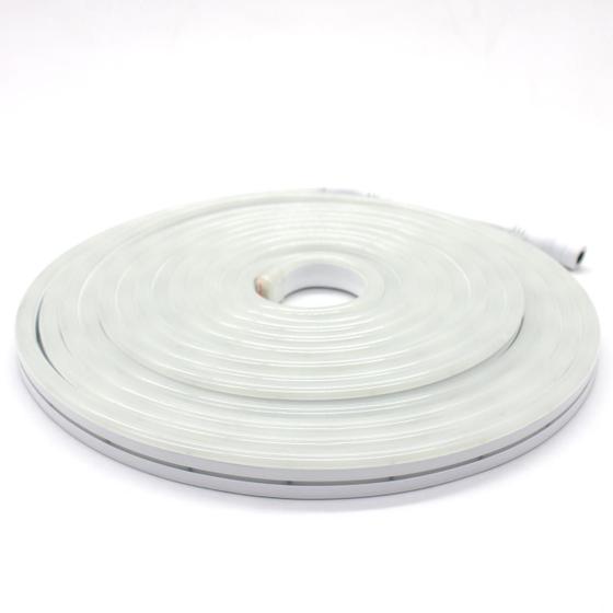 Fita Neon Led 5m 12v Corte 2,5cm Flexivel Alto Brilho Branco Quente ...