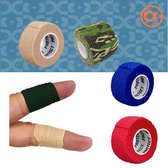 Fita protetora de dedos straps - presa viva - 4,5m - varias cores ...