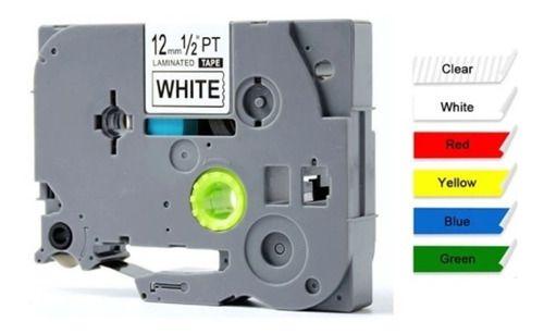 Fita Tze Tz Tzc Compatível P/ Rotulador Brother 12mm - Label Tape ...