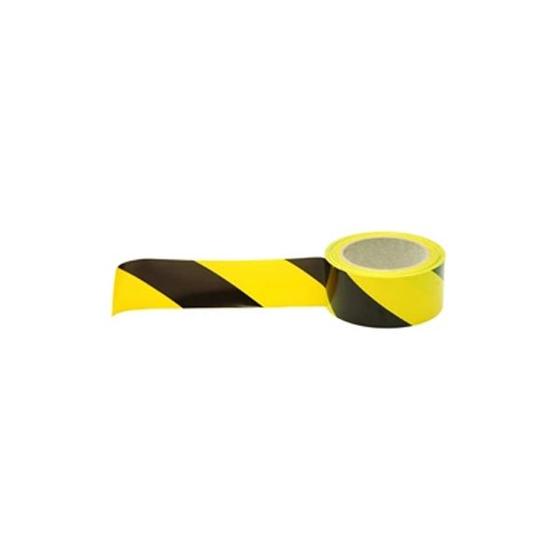 Fita zebrada para sinalização 7cm x 100mts. amarela 1465 - WORKER ...