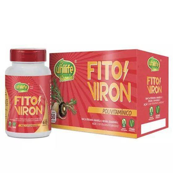 Fito Viron polivitamínico 60 cápsulas Unilife - Fitoterápicos e ...
