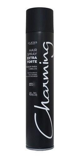 Fixador Cabelo Charming Hair Spray Extra Forte 400ml Cless - Modelador ...