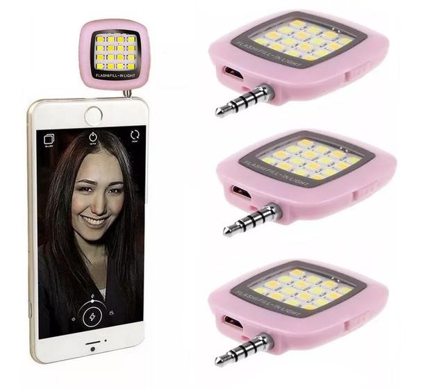 Flash Para Smatphone Celular De Led - Fill-Ligth - Flash de Câmera ...