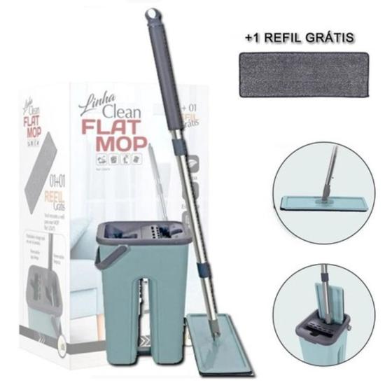 Flat Mop Linha Clean Compacto Vertical -123ÚTIL - Mop - Magazine Luiza