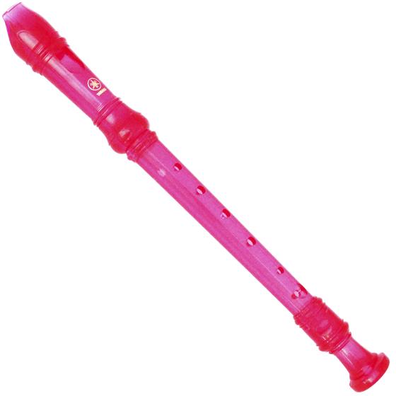 Flauta Doce Soprano Yamaha Germânica YRS-20G Rosa - Instrumentos de ...