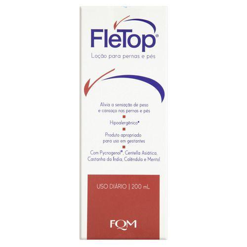 Fletop Caixa 200ml Loção Para Perna E Pés - fqm - Hidratante para os ...