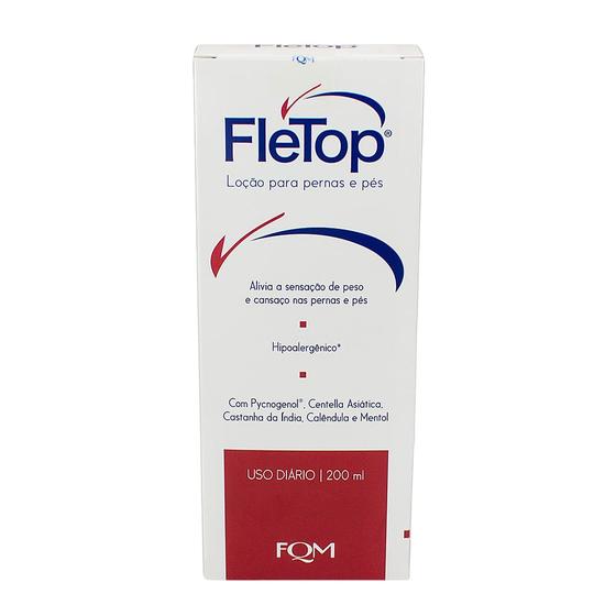 Fletop Loção para Pernas e Pés com 200ml - Hidratante para os Pés ...