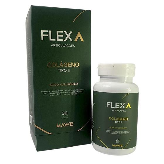 Flexa - 30 Cápsulas 500Mg Colágeno Tipo 2 - Mawe - Colágeno - Magazine ...