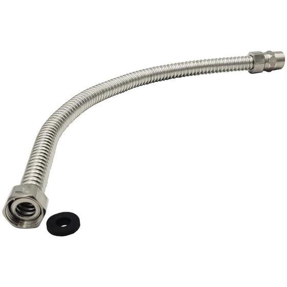 Flexível Para Água Quente Vazão Plena - 1/2x1/2 Mxf - DRUCK - Kit ...