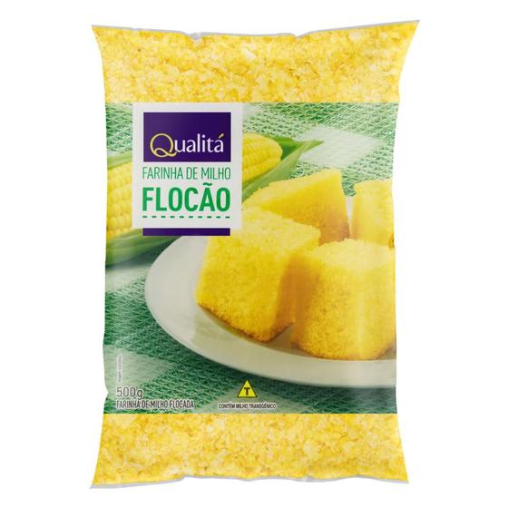 Flocão Qualitá 500 g - FOLHAGENS E PROCESS - Flocos de Cereal ...