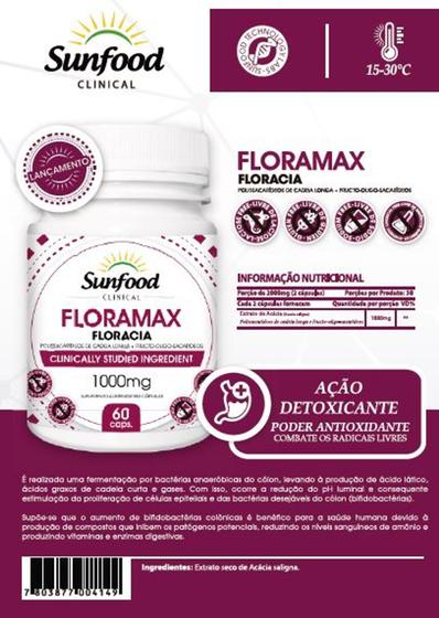 Floramax floracia 1000mg 60 cápsulas sunfood clinical - SUNFOOD ...