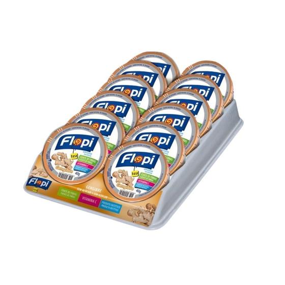Florestal Flopi Tea Gengibre Sem Açúcar 40G Dp 12 Unidade - Balas ...