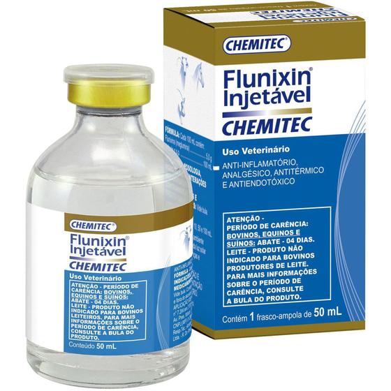 Flunixin anti-inflamatório injetável 50ml - chemitec - Anti ...