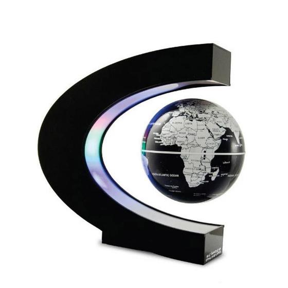 Flutuante Levitação Magnética Globo Led Mapa Do Mundo Eletrônico