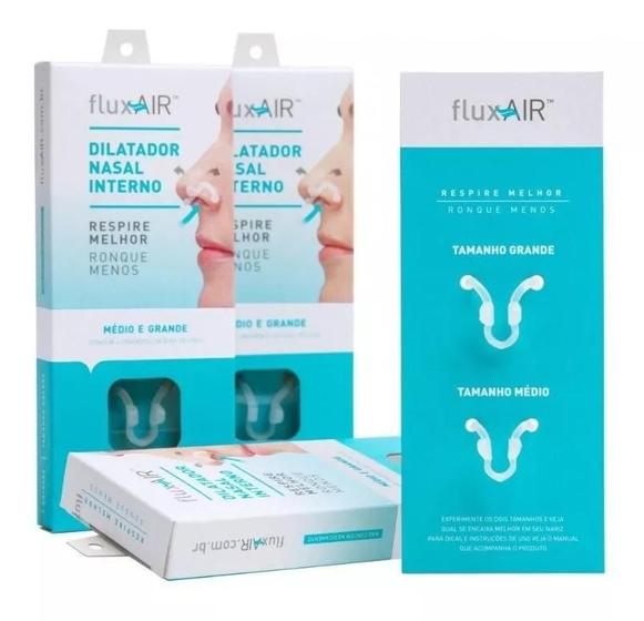 Flux AIR CLIP Dilatador Nasal Respire Melhor 2 Unidades - Stra Medical ...