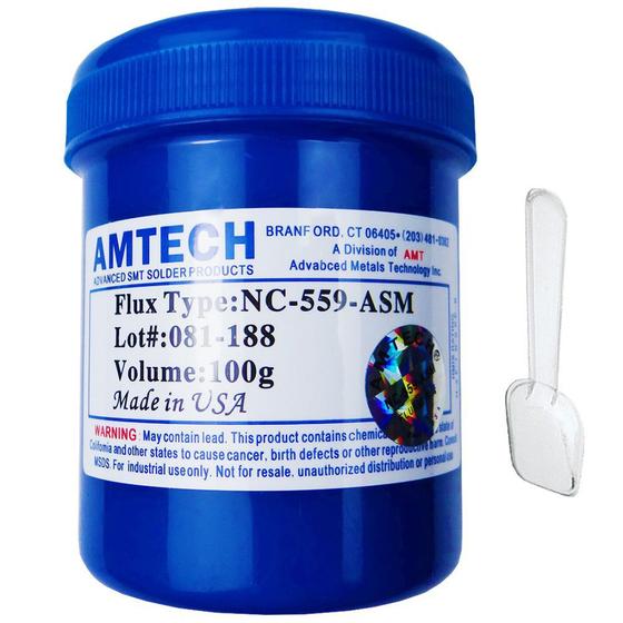 Fluxo de Solda Amtech NC-559-ASM 100g Lead Free - Fluxo de Solda - Magazine Luiza