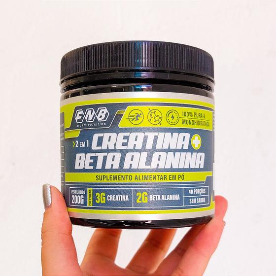 Fnb Creatina + Beta-alanina 200g 40 Porções - Flora Nativa - Creatina ...