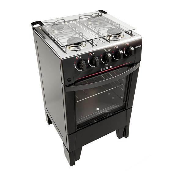 FogAo 4 Bocas Mesa de Inox SArius Plus com Acendimento AutomAtico ...