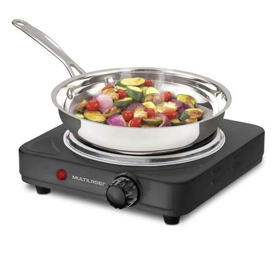 Fogão Elétrico Easy Cook 220V 1 Boca Controle de Temperatura em 6 ...