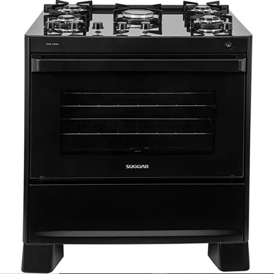 Fogão Max Cook Plus 5 Bocas FGV504PT Suggar - Fogão 5 Bocas - Magazine ...