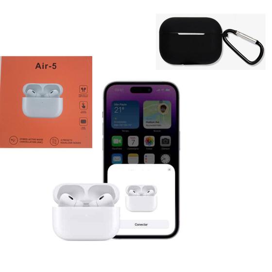 Fone Bluetooth Air 5 Marca Própria Touch Compatível com Todos ...