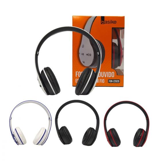 Fone Bluetooth Basike BA-2202D - Fone de Ouvido Bluetooth - Magazine Luiza