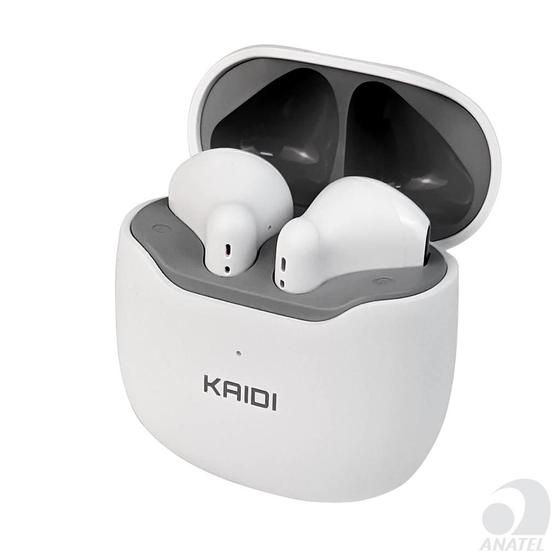 Fone Bluetooth Sem Fio Kaidi TWS Smart Touch V5.1 Kd-771 Branco - Fone ...
