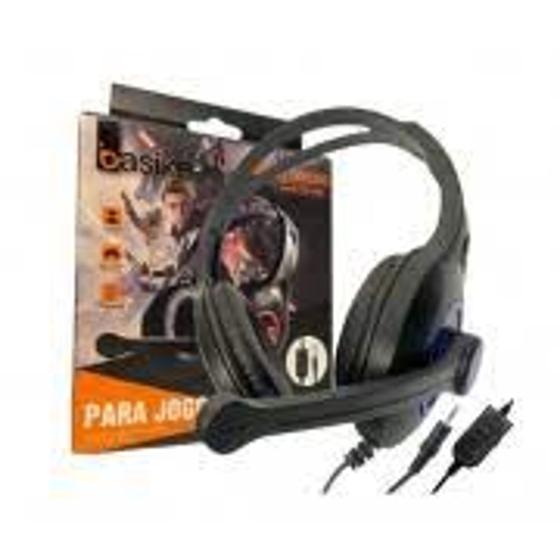 Fone De Ouvido Basike Gamer FON-9024 Com Microfone De Alta Qualidade - Fone de Ouvido com Fio ...
