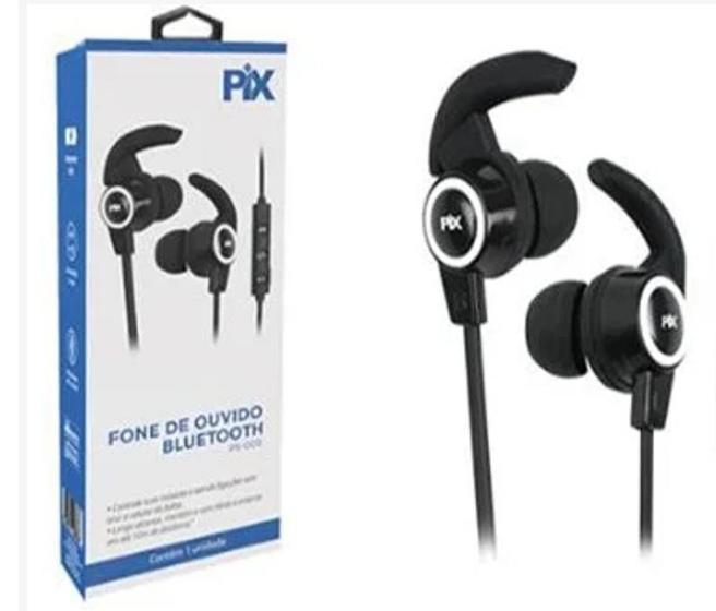 Fone de Ouvido Bluetooth com Microfone PS-005 - pix - Fone de Ouvido ...