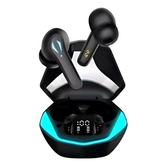 Fone de ouvido bluetooth gamer com led - agold fn-b23a - preto - Fone ...