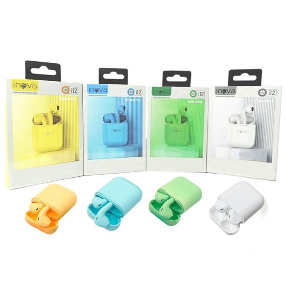 Fone de Ouvido Bluetooth Inova I12 Fon-8743 - Fone de Ouvido Bluetooth ...