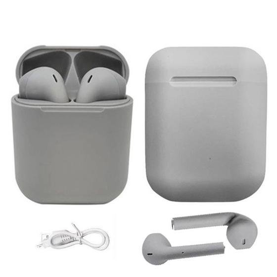 Fone de Ouvido Bluetooth InPods i12 Ergonomico Recarregavel Microfone ...