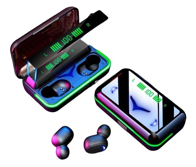 Fone De Ouvido Bluetooth Tws E10 À Prova Dágua E Powerbank Com ...