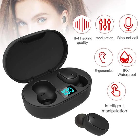 Fone de ouvido bluetooth Tws e6s lançamento - Fone de Ouvido Bluetooth ...