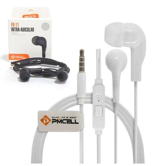 Fone de ouvido borrachinha e microfone Fo-11 Compatível com Galaxy A10 ...