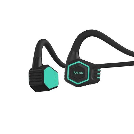 Fone de Ouvido Condução Óssea Ipx8 Natação à Prova D'água - Ralyin ...