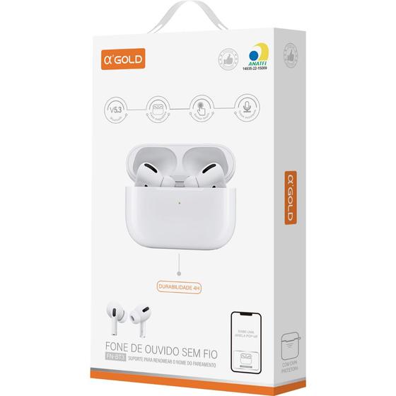 Fone de Ouvido Estéreo Bluetooth Sem Fio AGOLD FN-BT3 - Fone de Ouvido ...