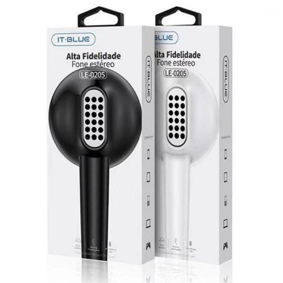 Fone de ouvido estéreo p2 com microfone it'blue - le-0205 - Fone de Ouvido com Fio - Magazine Luiza