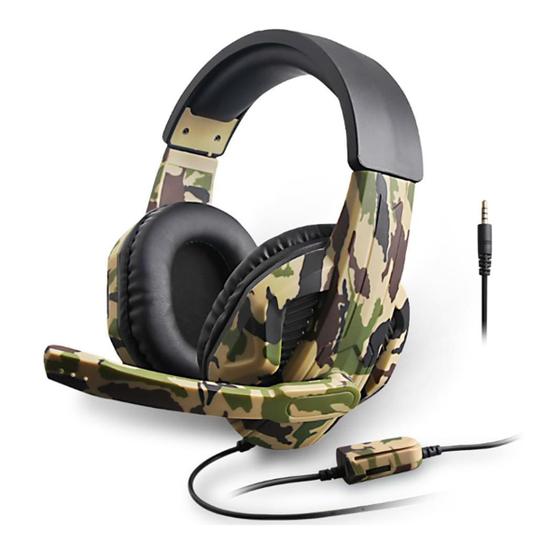 Fone De Ouvido Gamer Microfone Headset P Celular Psp PS4 P2 Dacar