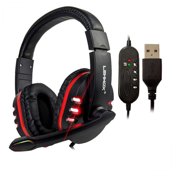 Fone de Ouvido Gamer RGB - Lef1040 - LEHMOX - Headset Gamer - Magazine ...