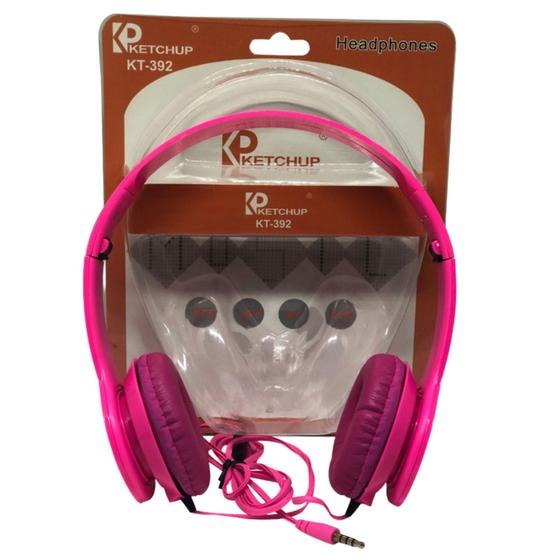 Fone De Ouvido Headphone Com Fio Ketchup Kt-392 - Headphone com Fio - Magazine Luiza