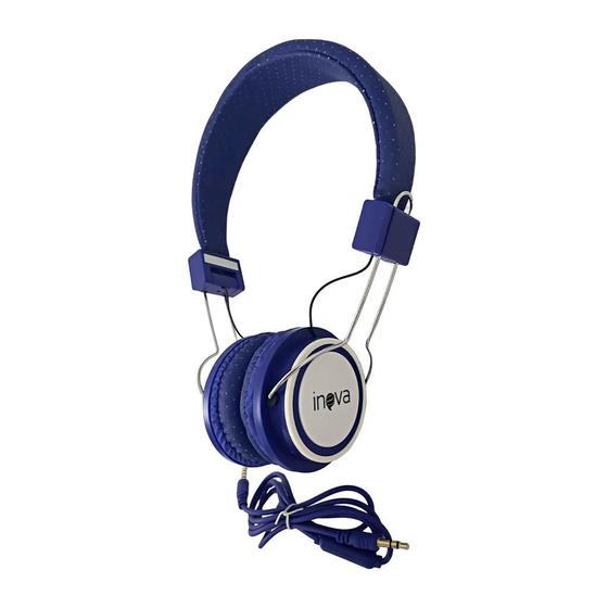 Fone De Ouvido Headset Com Fio P2 Removivel Pc Celular FON-2123D Inova ...