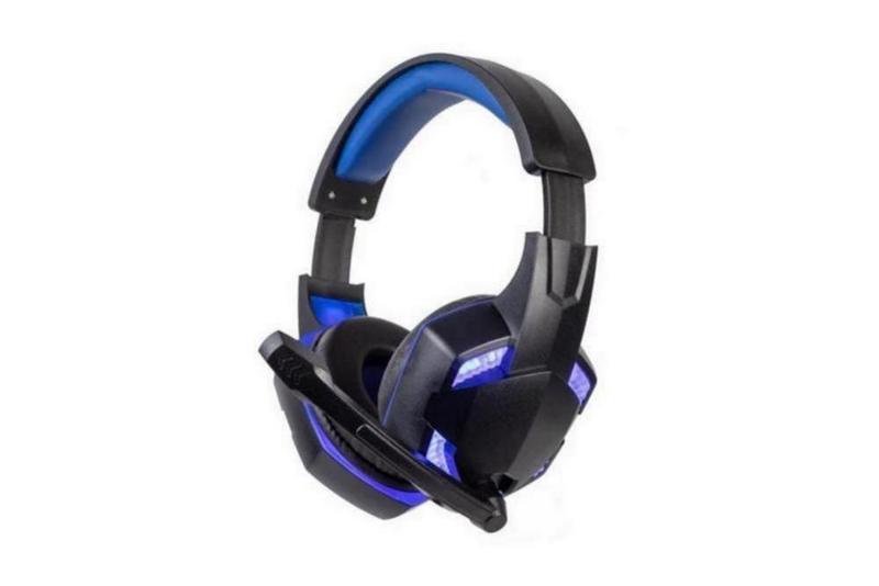 Fone De Ouvido Headset Gamer Dust Azul Com Led - Headset com Fio ...