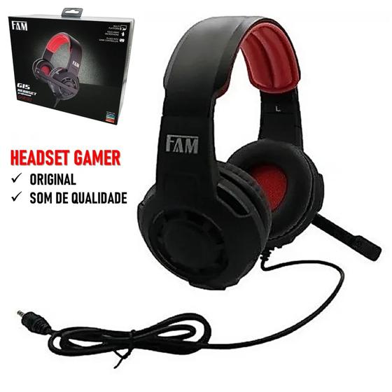 Fone De Ouvido Headset Gamer Fam G151 Compatível com Xbox/Ps4/Pc ...