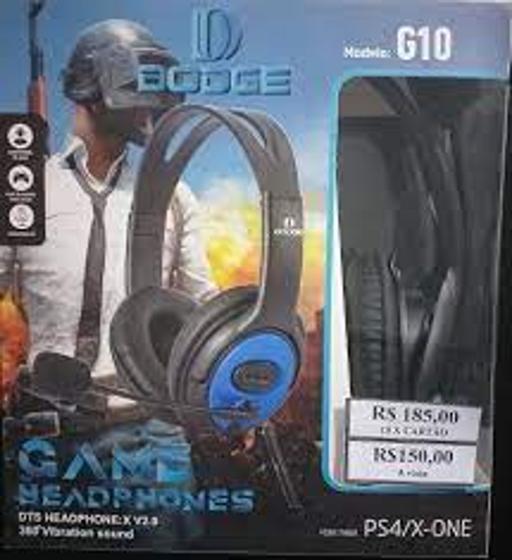Fone de Ouvido Headset Gamer G10 Dodge para Celular PC PS4 X-ONE ...