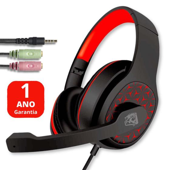 Fone De Ouvido Headset Gamer Led Pc Computador Vídeo-game - Compact ...