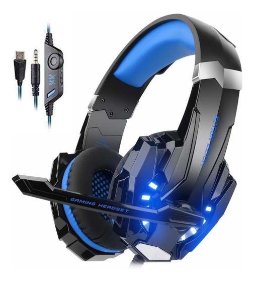 Fone de Ouvido Headset Gamer Over-Ear G9000 com Microfone Led Rgb ...