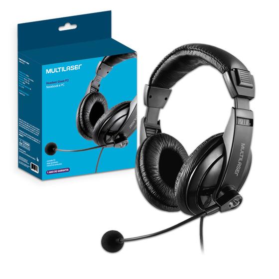Fone de Ouvido Headset Office Multilaser com Microfone flexível ...