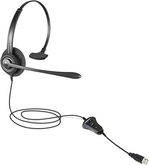 Fone de Ouvido Headset USB Mono CHS 60 Preto Intelbras - Headset com ...